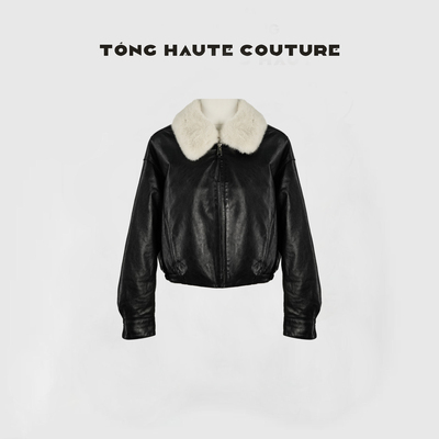 冬季新国标90白鹅绒+绵羊皮时尚皮鹅绒服 YW734