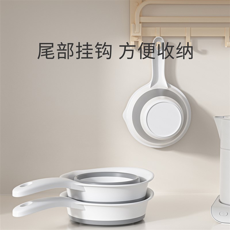 宝宝洗澡水勺可折叠婴儿水瓢勺洗发洗头杯家用儿童舀水小水瓢加厚