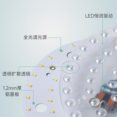 LED全光谱灯芯3500K5000K全光谱高显无频闪低蓝光护眼光源灯板