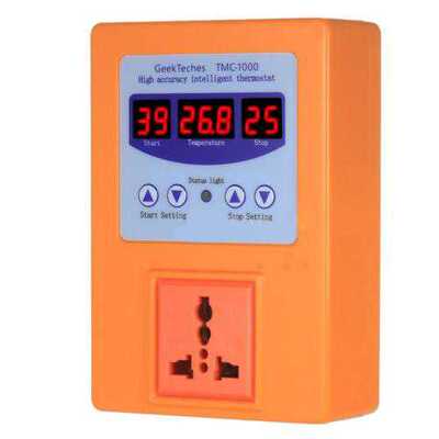 TMC-1000 GeekTeches智能数显温度控制器 温度插座LED显示控制