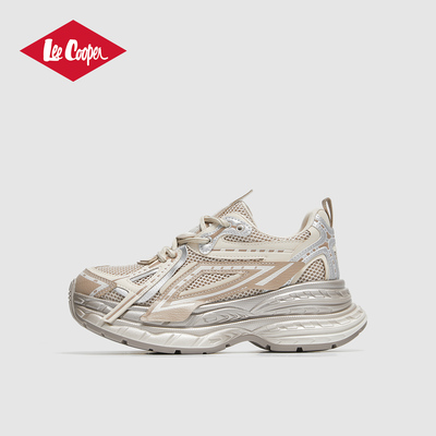 Lee Cooper厚底老爹鞋女款2026新款春季小个子增高潮流轻便休闲鞋