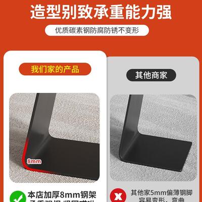 钢化玻角茶几客厅沙发璃意式边几轻奢现代简YBA约极简桌侧圆边几