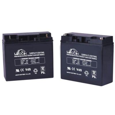 LEOCH理士蓄电池 DJW12-17 12V17AH直流屏电柜 UPS电源用电瓶