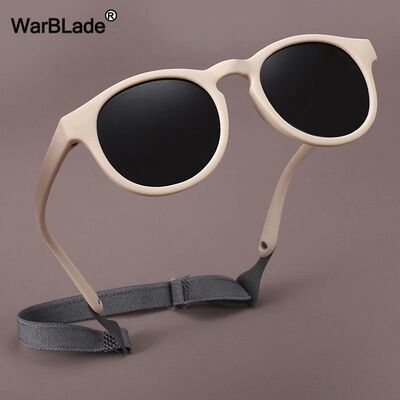 WarBlade Small Round Polarized Kids Sunglasses Silicone Flex