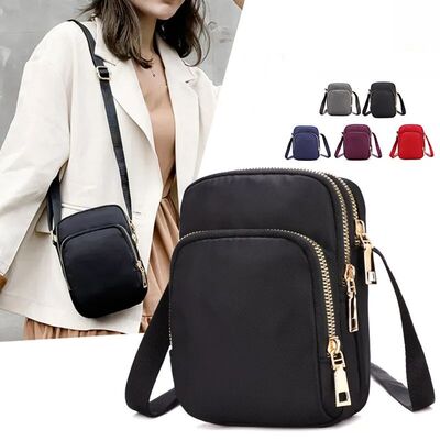 Women Bag Waterproof Shoulder Bag Crossbody Zipper Mobile