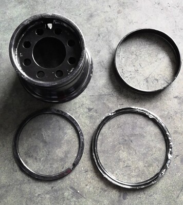 叉车钢圈轮毂压条挡圈锁圈卡条环簧28x9-15 700-12 825-15 18*7-8