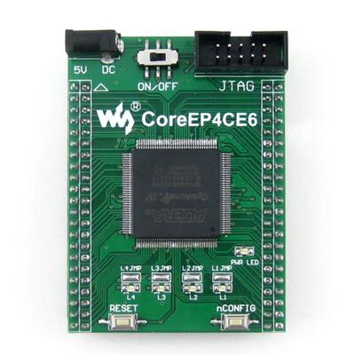 CoreEP4CE6微雪EP4CE6E22C8N核心板小系统板引出I/O资源