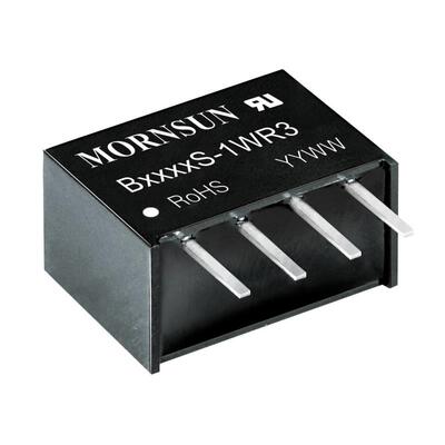 B1215S-1WR3金升阳DC-DC电源模块12V转15V67mA 1W隔离1500V非稳压