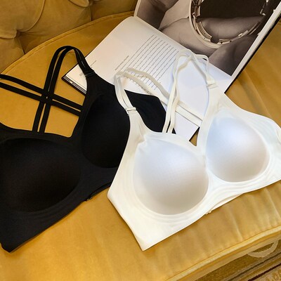 NAZ那子大码3倍提拉裸感无痕美背设G计感软支撑夏季时尚百搭内衣