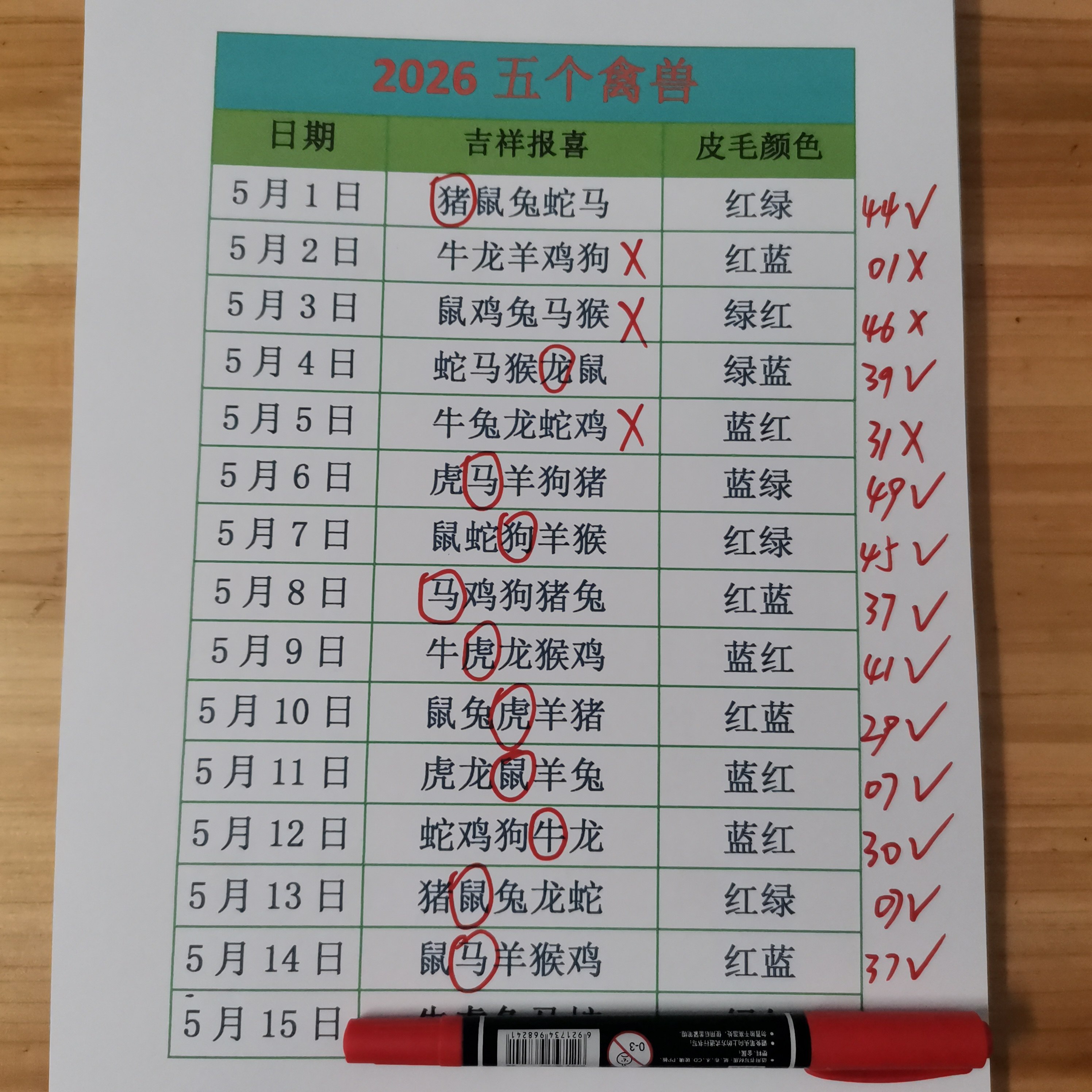 2026年新款精准管家婆澳日历台历黄历幸运数字卡片