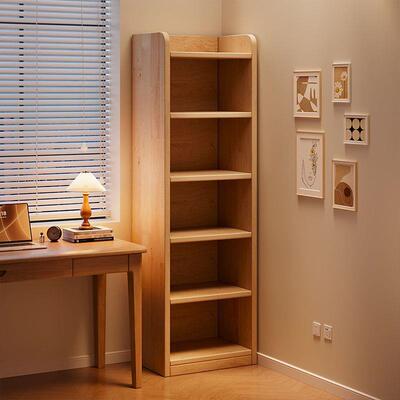 实夹木收纳柜落书架儿童简地墙易书柜省空间靠77450柜子加厚缝柜