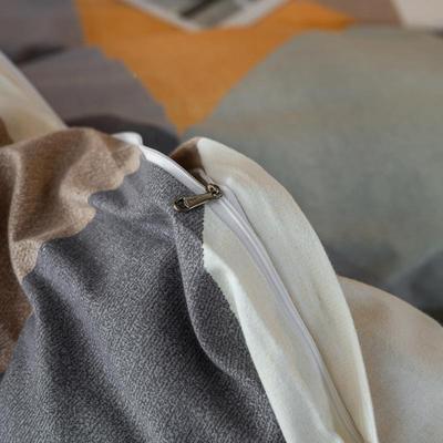 全被磨毛套单品现代简约单L56898乐人双宿舍加厚被罩棉纯棉被人套