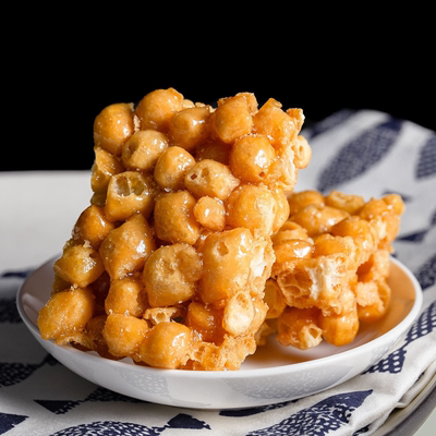 湖北荆州特产黄豆酥老式硬脆琪玛酥手工麦芽糖黄豆糖零食儿时回忆