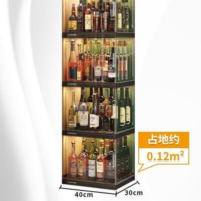 轻奢酒酒柜HLE客厅靠墙型示柜创展意现代商小用家用高档轻奢简约