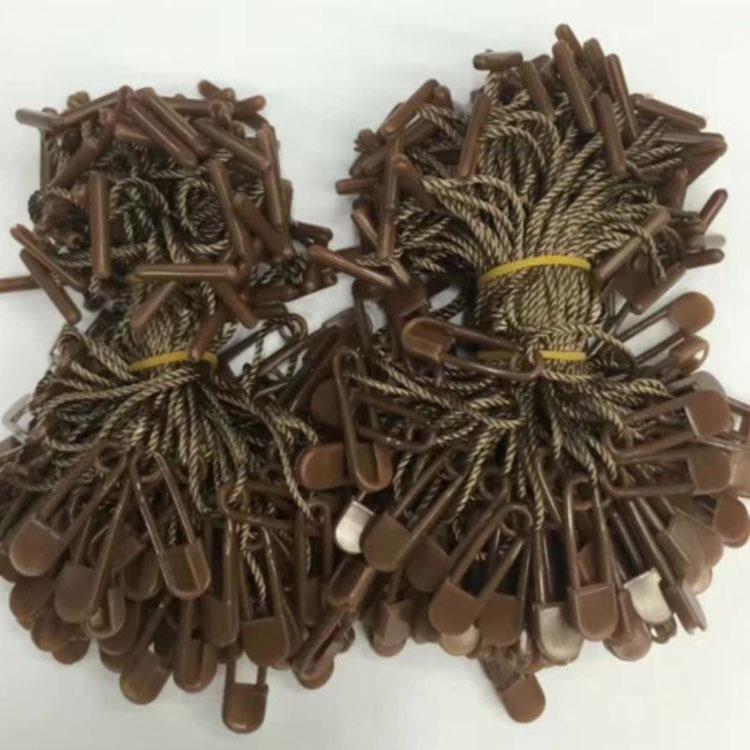 涤纶线塑料别针扣吊粒纯手工制作吊牌绳服装吊牌挂牌吊绳/线可定