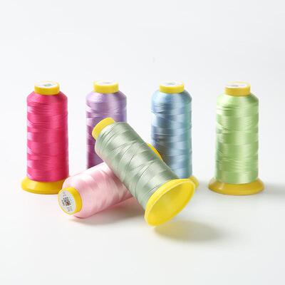 直销新款箱包沙发皮具服装高强涤纶线缝纫机线 150D尼龙车缝线高