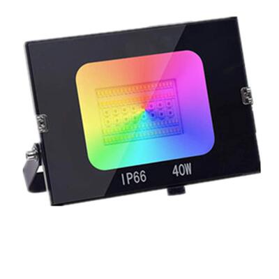 RFRGBCCT2700-6500K调光泛光灯40w投光灯记忆功能群组控制