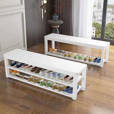 长凳子钢场长房板凳床尾凳商坐凳更衣凳木健身休息凳双层储物