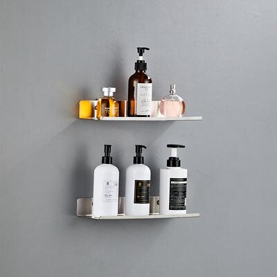 壁挂黑3色04不锈钢纳置物架架酒店浴室沐浴液厨81065房调味料瓶收