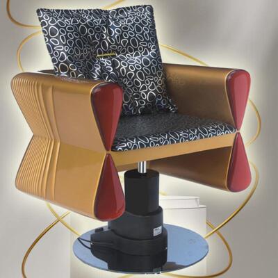 新款Salon设计玻璃纤维高端美发椅理发店专用放倒可升降理发椅子