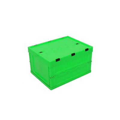塑料折叠箱加厚带盖折叠箱叠QDG红黑色收箱大号车载整纳理塑胶折