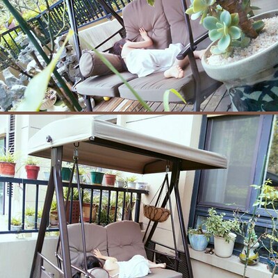 户外秋千庭院吊椅室外铁艺家用阳台藤椅网红摇篮吊床双人吊篮摇椅