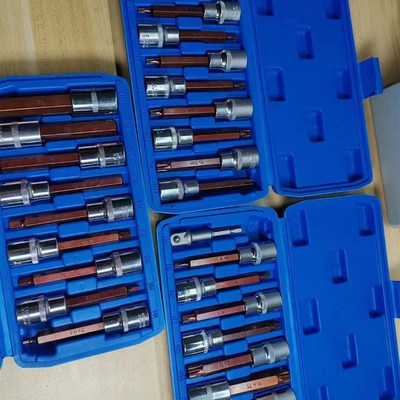 1/2电扳手旋具头套筒T20-60内六花建星型12角梅花六棱H六角M5-M18