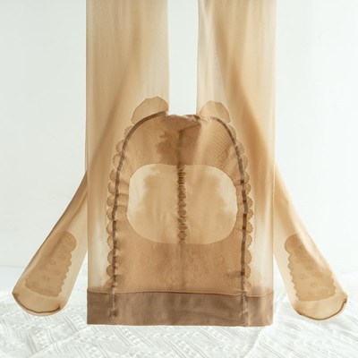 丝袜女薄款防勾丝不掉裆女薄款蜜桃臀性感比基尼蝴蝶档足底防滑