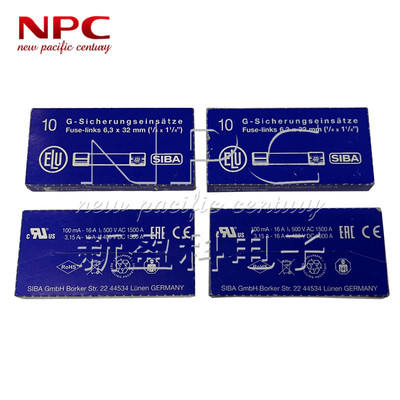 SIBA保险丝6.3*32超快速陶瓷保险管6.3x32 H500V FF20000MA FF20A