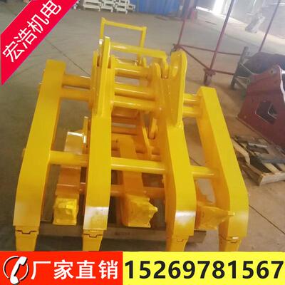 重型机械夹木器挖机固定式抓木机供应机械抓石器抓木机耐用