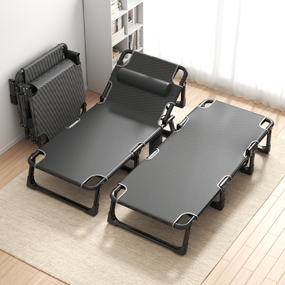 速发折叠公办便室午休人床中午休息床携式不占空间的两用午睡床椅