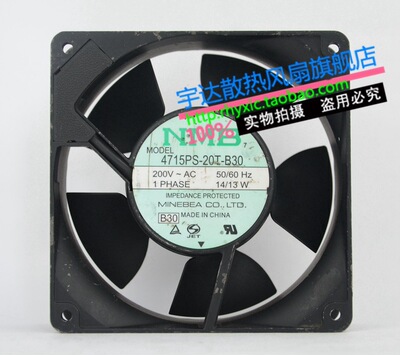 4715PS-20T-B30 200VAC 14/13W原装美蓓亚NMB 12038 铝框交流风扇