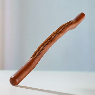 榉木擀筋棒实木按摩刮痧棒家用全身通用美容院经络疏通背部拨筋棒