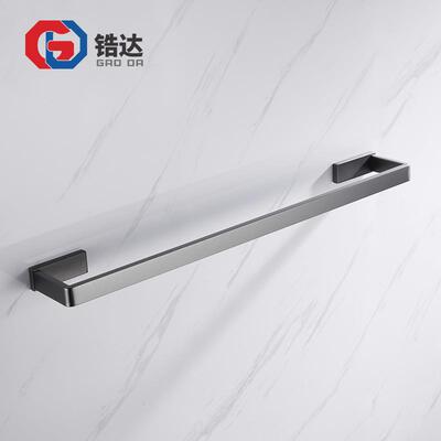 不巾锈钢毛置物架卫生间壁挂GDZY203-置物架浴室毛单巾杆洗手间收