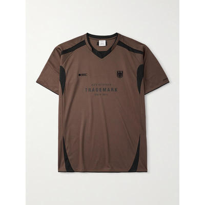 Vetements 男士秋冬新品 T恤 印花刺绣拼接棉质网纱T恤