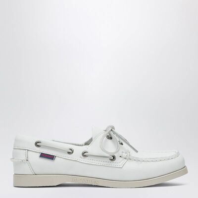 Sebago 仕品高 女士 SS26 鞋靴 Portland 牛皮,白色船鞋