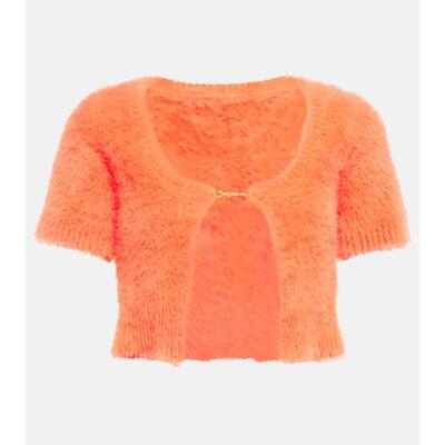 Jacquemus 雅克慕斯 女士 开衫 La Maille Neve 徽标短款针织