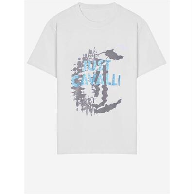 Just Cavalli 卡沃利 男士 SS26 T恤 Just Cavalli 标志印花