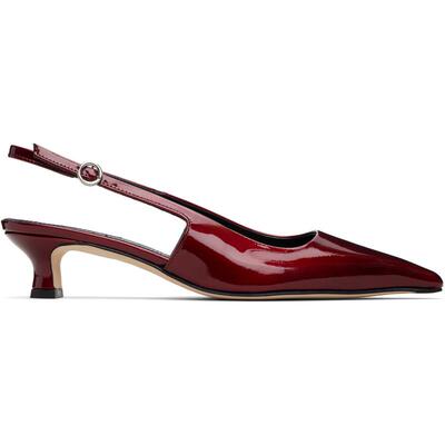 Aeyde 女士 高跟鞋 酒红色 Catrina Patent Leather 中跟鞋
