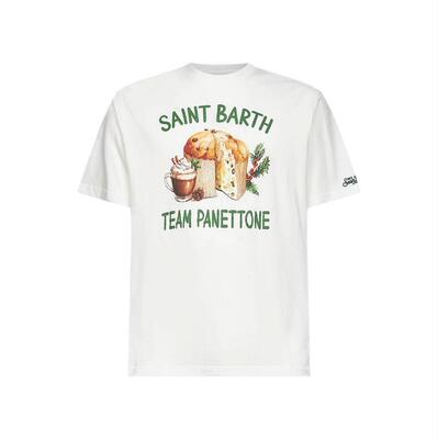 MC2 Saint Barth 男士 FW25 T恤 图案印花 T 恤