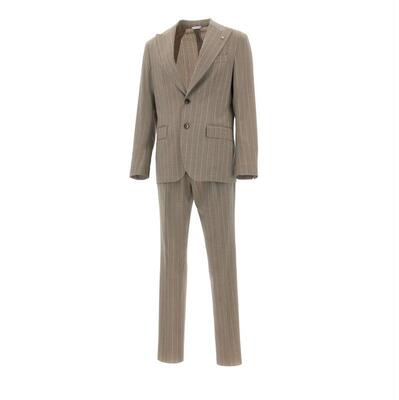 Manuel Ritz 男士 SS26 西装 曼努埃尔·里兹细条纹单排扣