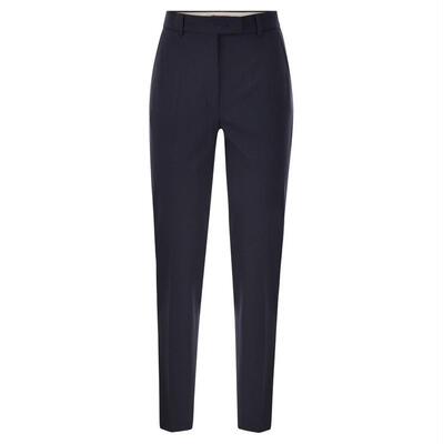 Max Mara Studio 女士 SS24 长裤 Ananas 修身剪裁