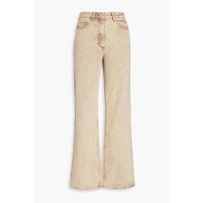 REMAIN 女士 牛仔长裤 高腰直筒牛仔裤