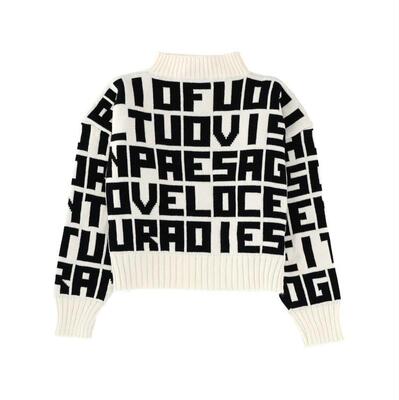 MSGM 女士 FW25 卫衣 X Caterina Frongia 圆领套头衫