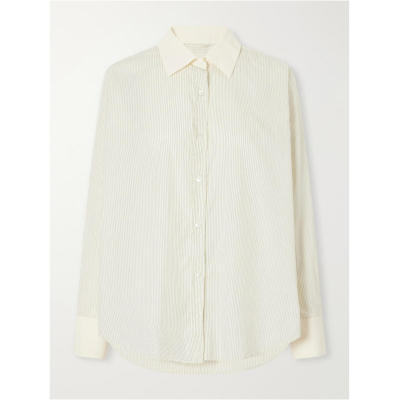 Mfpen 女士 FW26 衬衫 Inquiry 条纹棉质