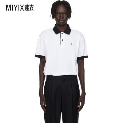 Ernest W. Baker 男款白色 EWB Embroidered Polo 衫 迷衣时尚