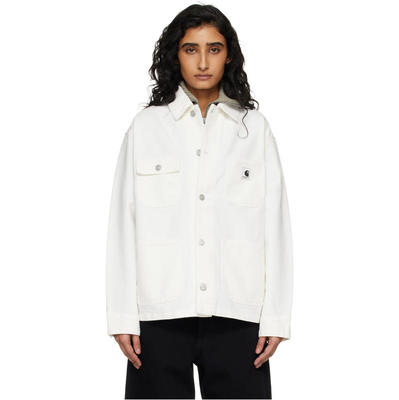 Carhartt WIP 卡哈特 女士 夹克 灰白色 OG Michigan