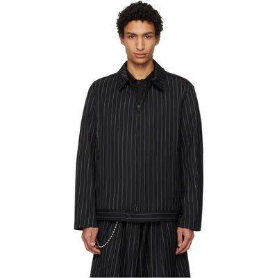 Y-3 男士 夹克 黑色 Refined Wool UT