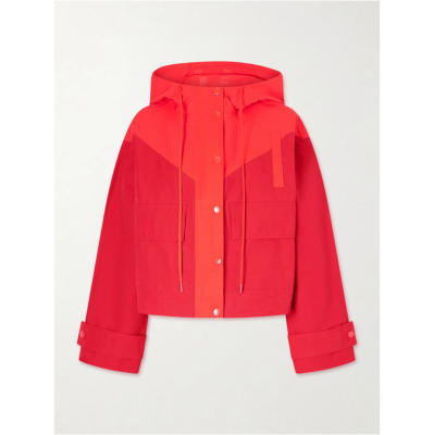 Staud 女士 SS26 夹克 Alta two-tone 连帽棉混纺
