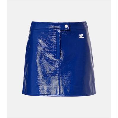 Courrèges 古未界 女士 迷你裙 Reedition vinyl 迷你半身裙